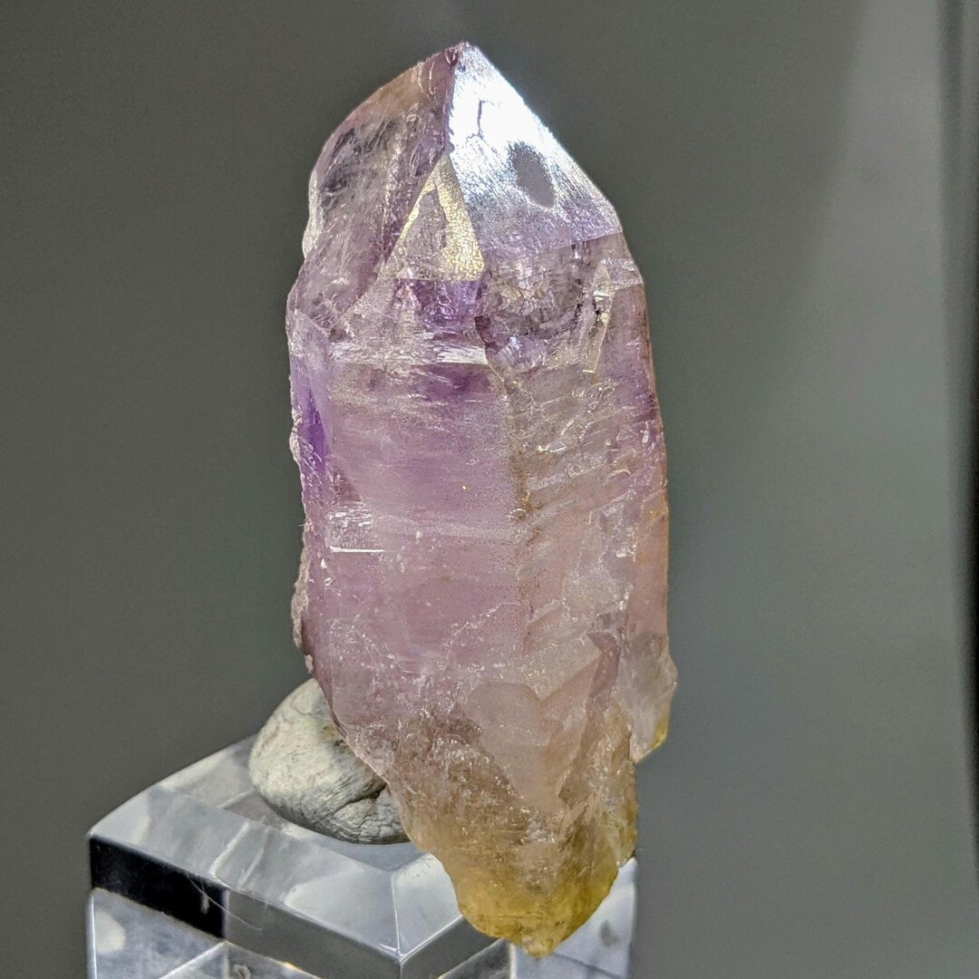 Vera Cruz Amethyst Enhydro Crystal: Gemmy Elestial Growth, Mexico - Etsy