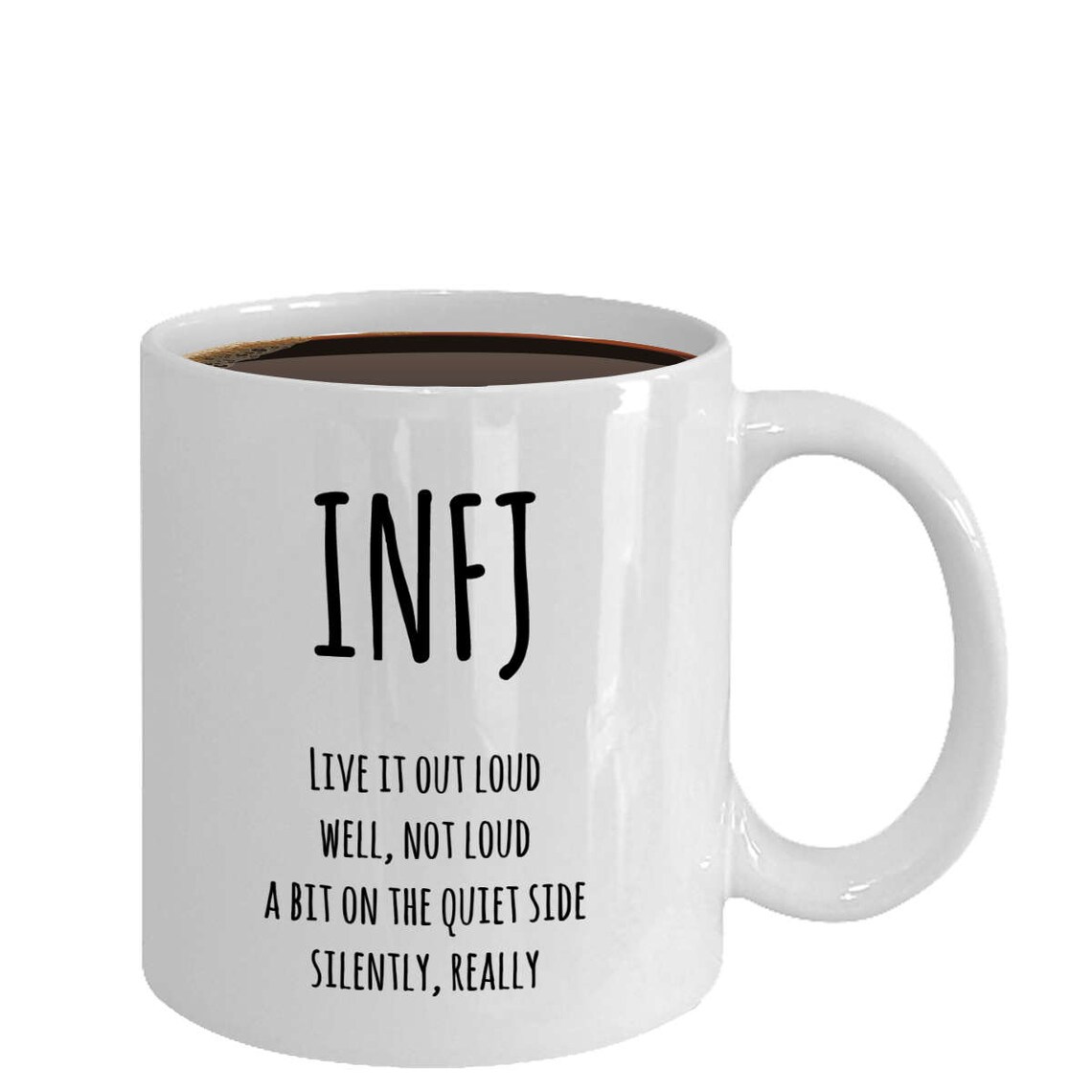 INFJ Definition Funny Coffee Mug / Myers Briggs Personality Type ...