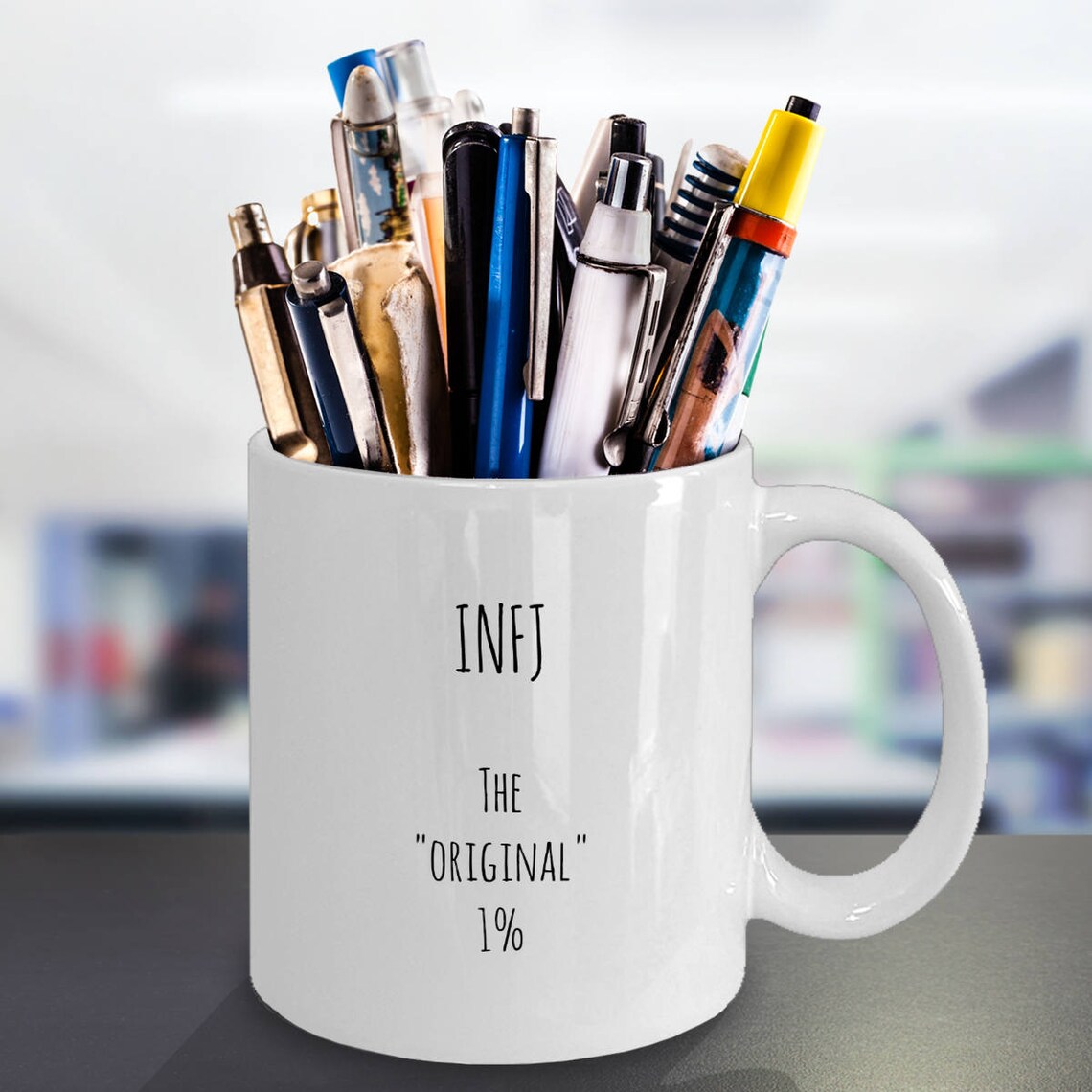 INFJ Mug / the Original 1% Funny Coffee Mug / INFJ Myers Briggs ...