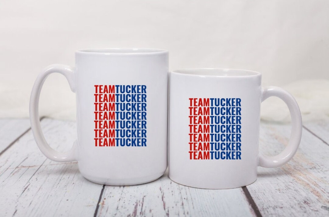 Team Tucker Coffee Mug / the Tucker Carlson Show / Funny - Etsy