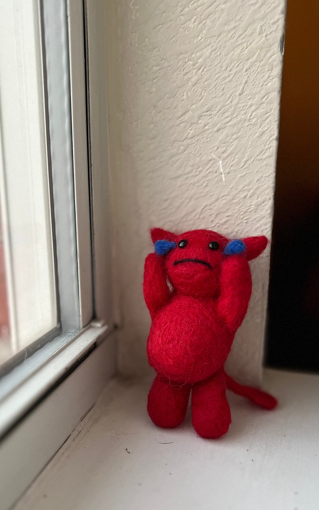 Radiohead Crying Minotaur Felted Doll. One of a Kind. - Etsy