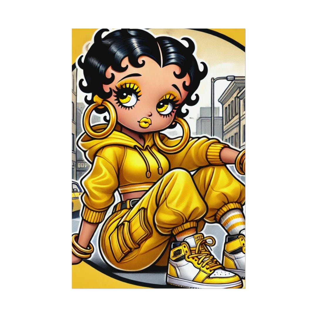 Rolled Posters, Street Baddie Boop Art Print, Urban Graffiti Poster ...