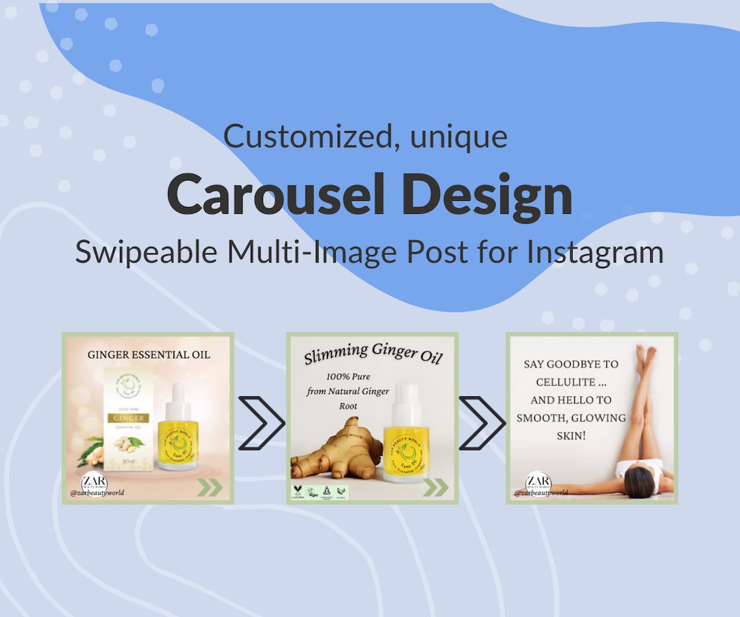 Customized Premium Carousel (swipeable Multi-image Post) for Instagram ...