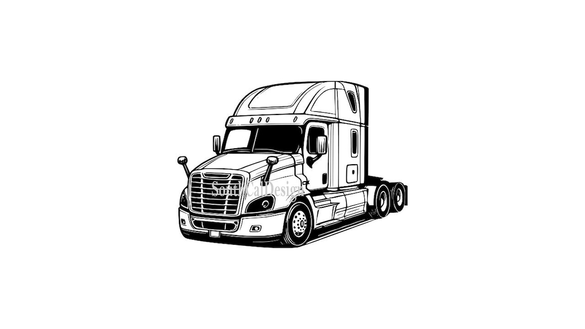Freightliner, SVG, PNG,PDF - Etsy