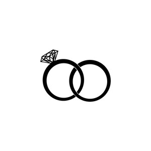 Wedding Ring Svg,png,pdf,marriage Rings Svg,pdf,png,couple Ring Vector ...