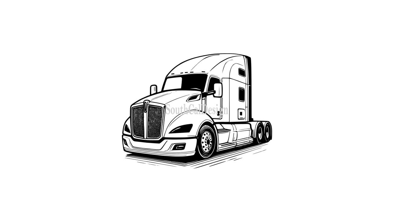 Kenworth T680 Png,svg,pdf Digital Files - Etsy