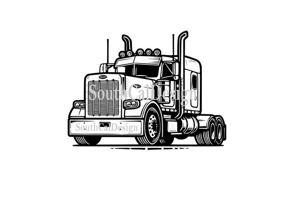Peterbilt Svg,png, Pdf,peterbilt Digital Image - Etsy