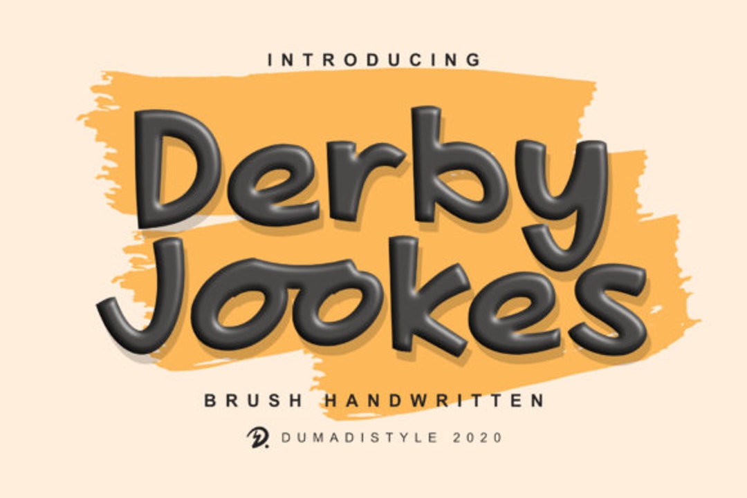 Derby Jookes Font, Thin Font, Cricut Font, Fancy Font, Modern Font ...