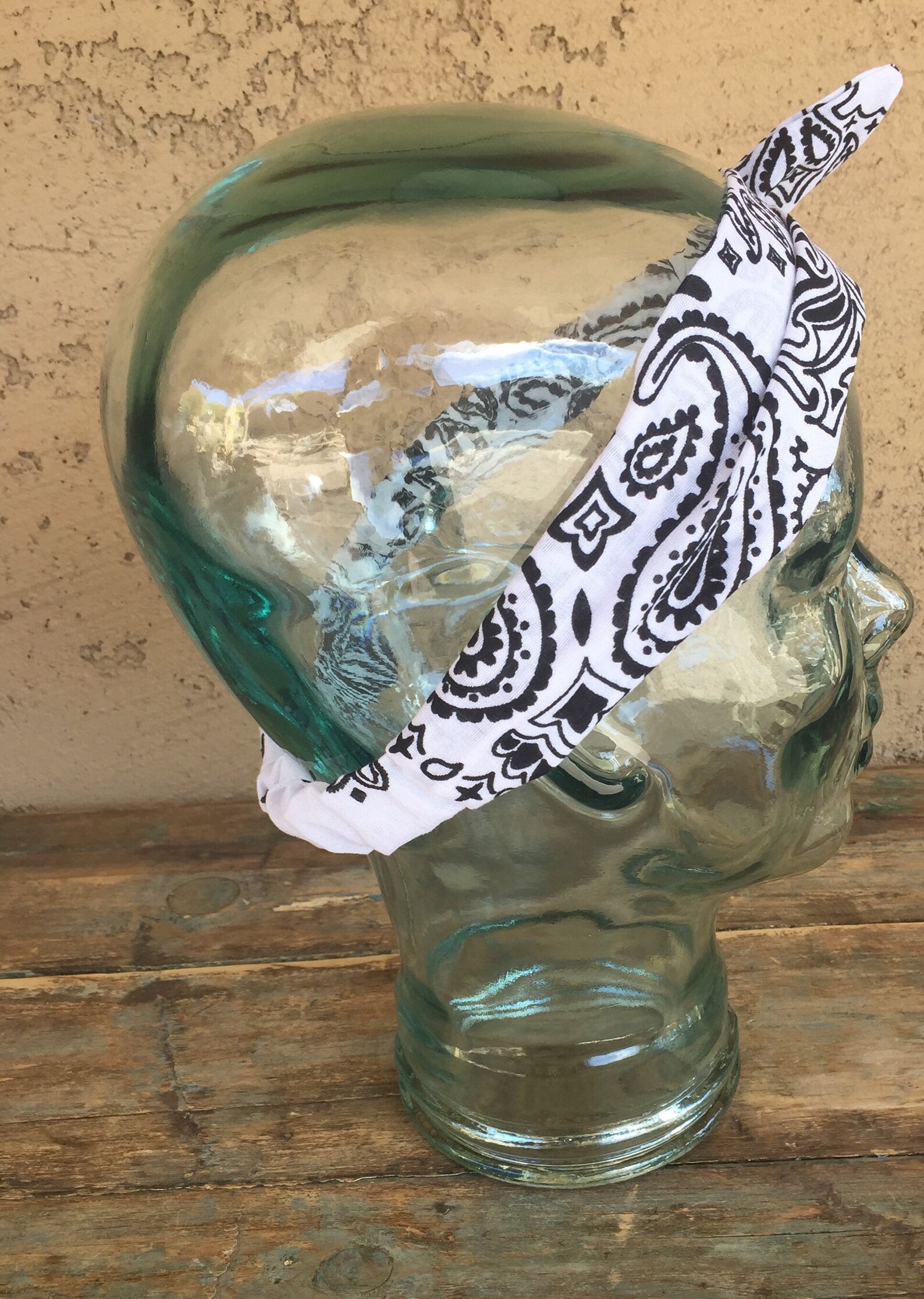 Bandana Paisley Elastic Head Wrap Bandana Headband Women | Etsy