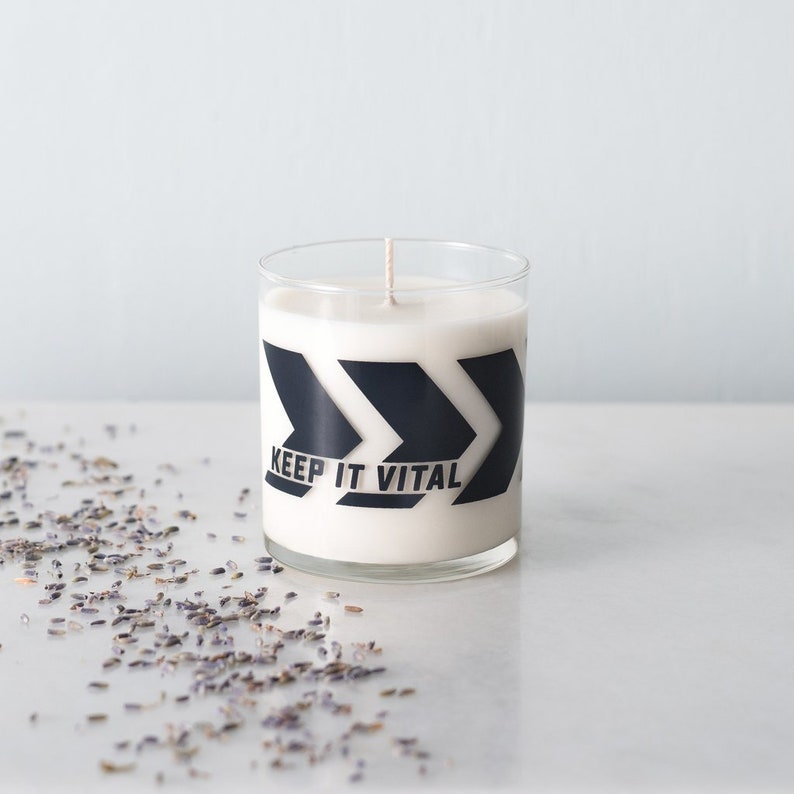 Chevron Bicycle Soy Candle in Reusable Rocks Glass - Etsy