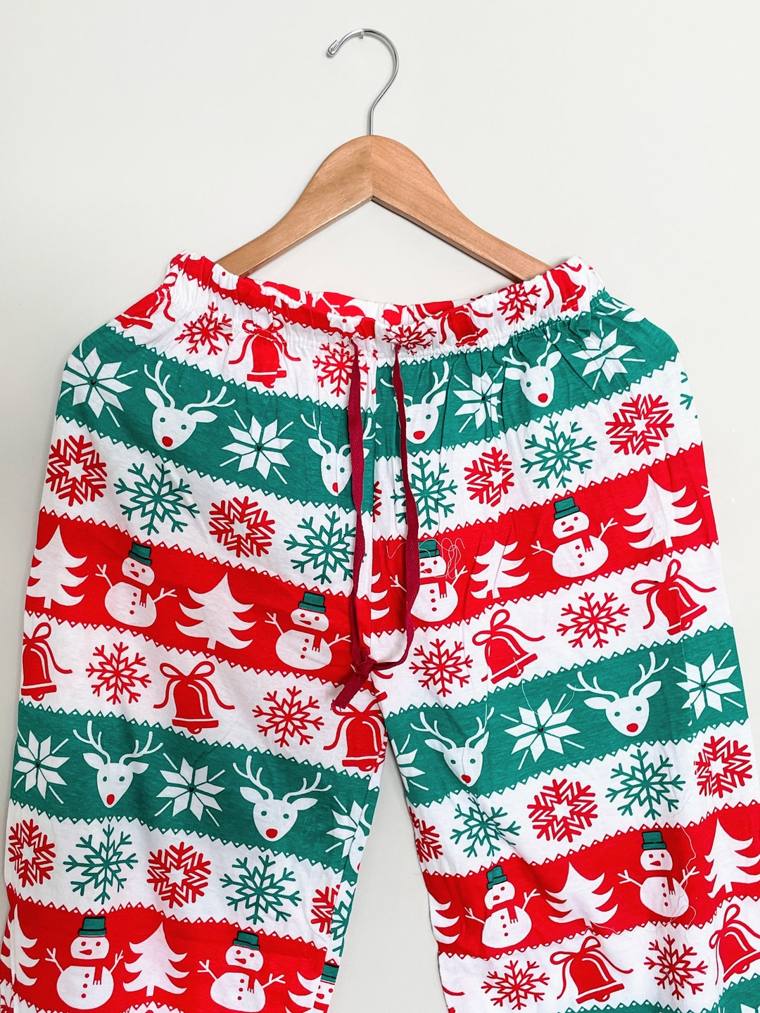 100% Cotton: Festive Christmas Pajama Pants With Whimsical Patterns ...