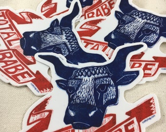 Blue Ox Sticker - Etsy