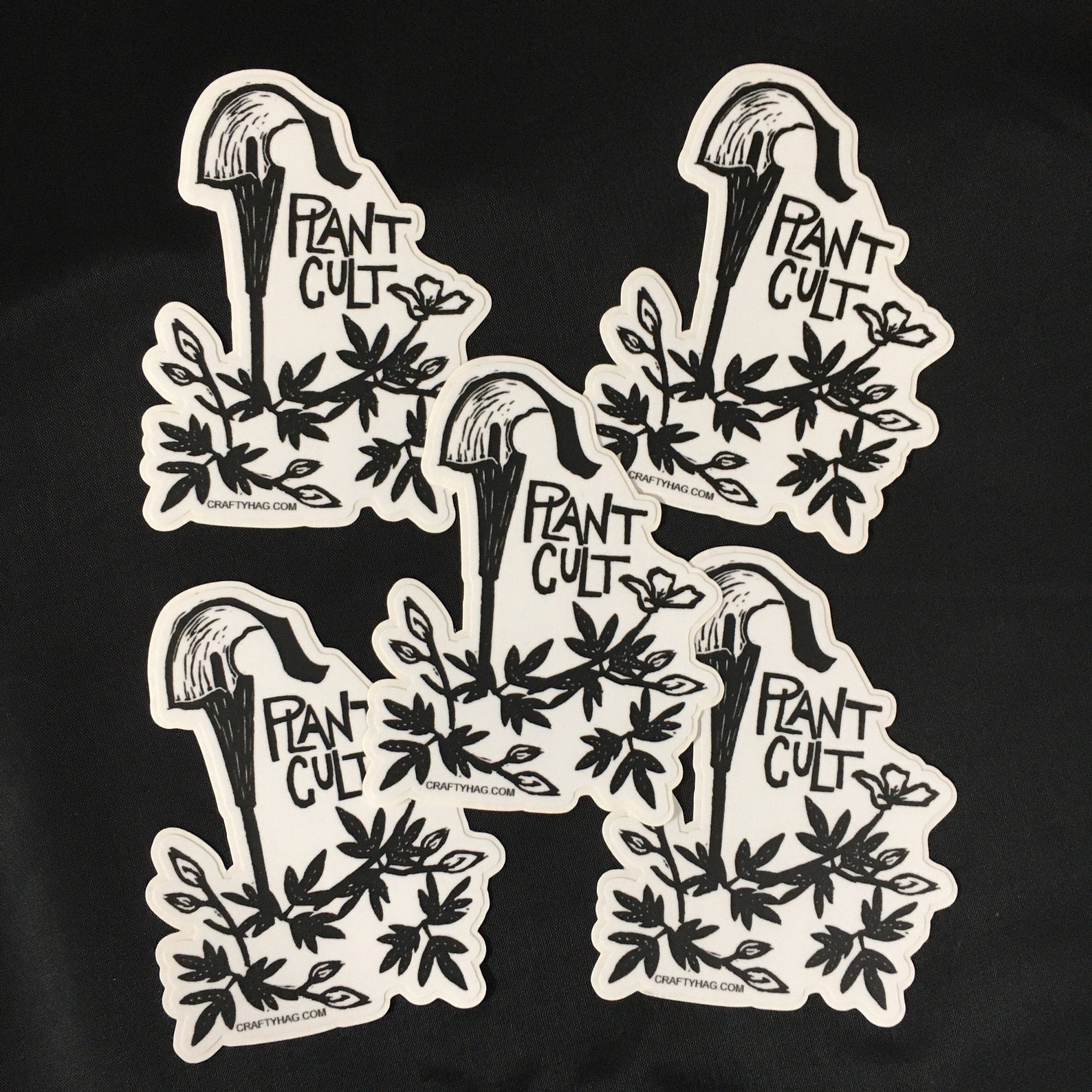 Plant Cult Wildflower 4” Vinyl Sticker / Laptop Sticker, Waterproof ...