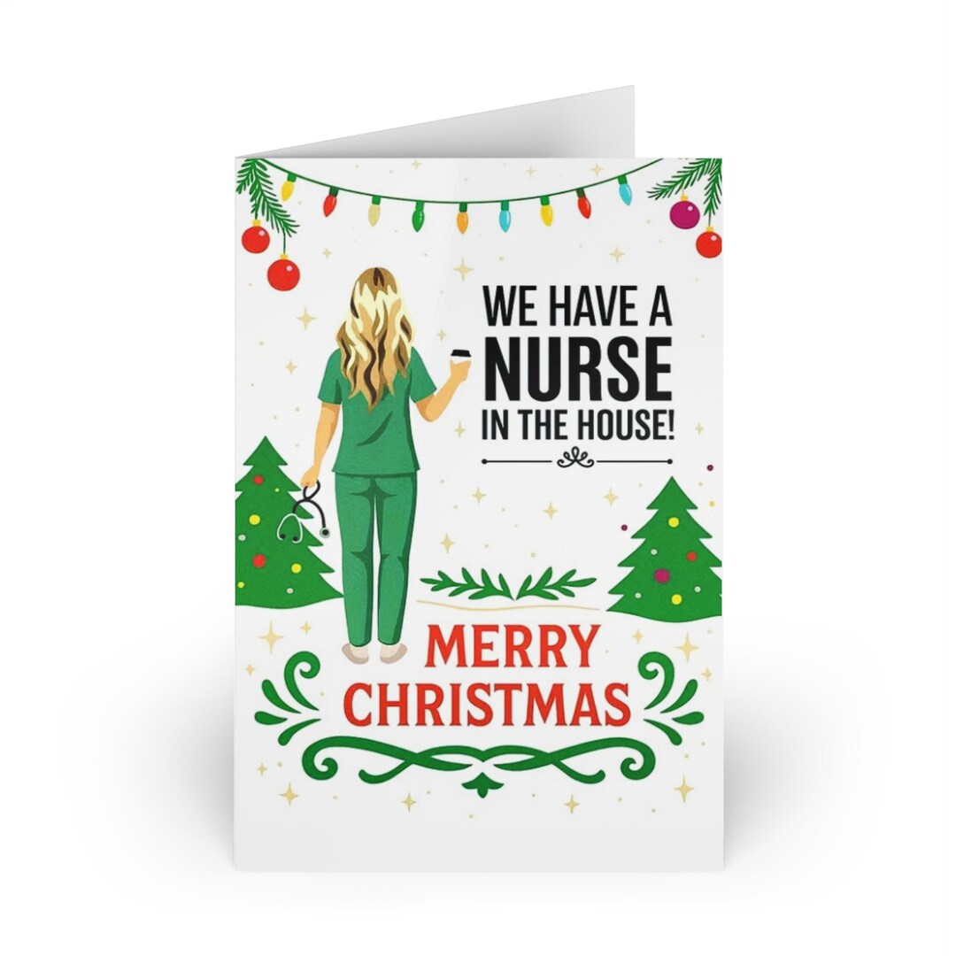 Nurse Christmas Card, Holiday Medical Staff Appreciation - Etsy