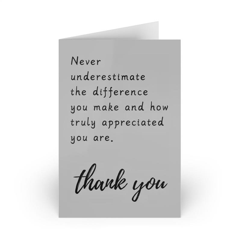 Inspiring Thank You Card With Envelope - Etsy