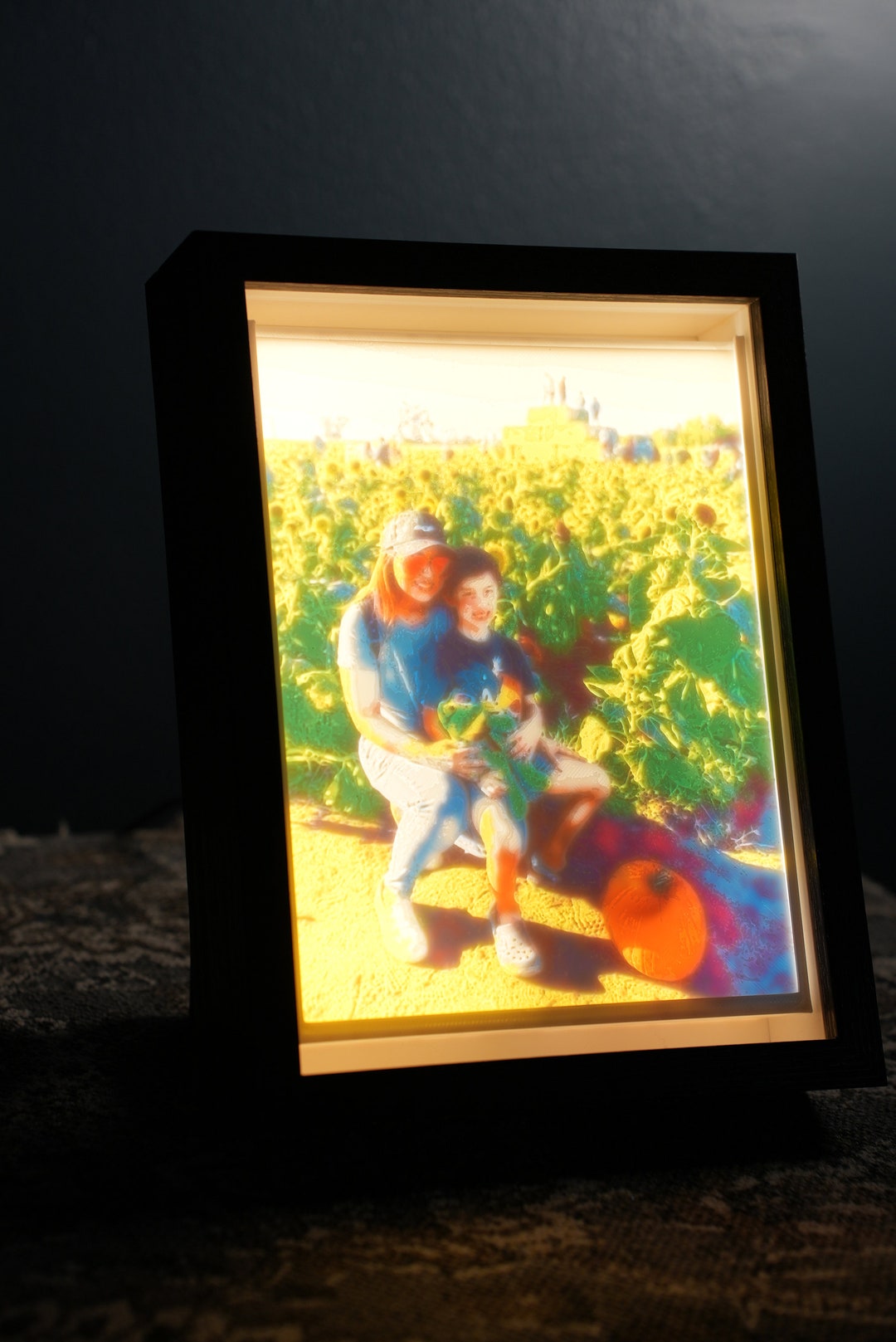 Personalized Light-up Photo With LED Shadow Box Frame - Etsy