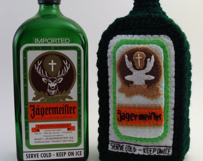Plush Bottle of Jagermeister - Etsy