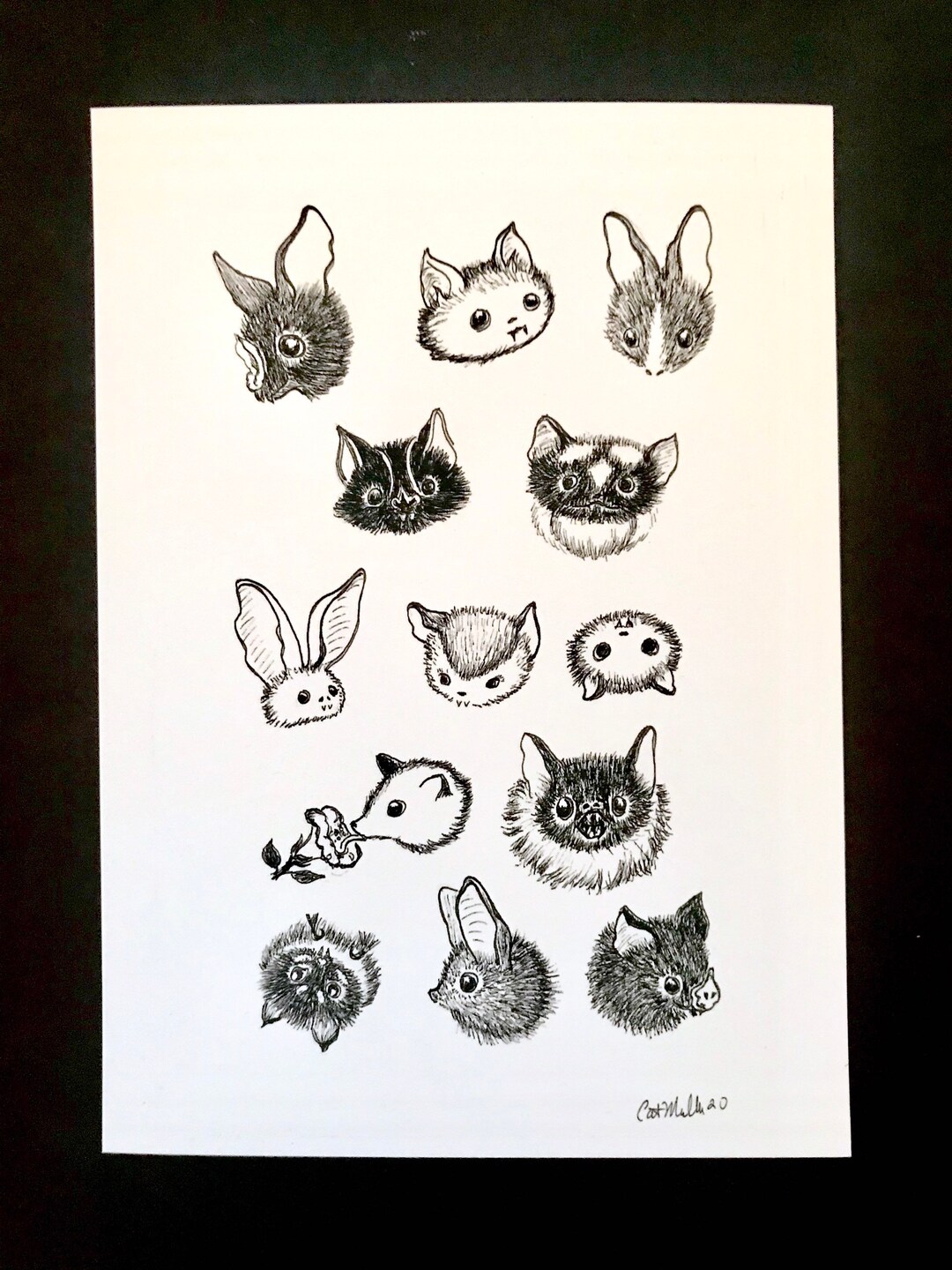 Print of Fuzzy Faces - Etsy