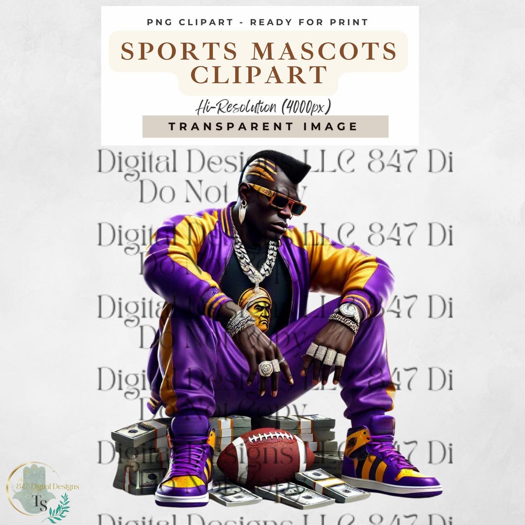 Sports Mascot | Swag Team | Hip Hop Guy | Basketball Design | Football ...