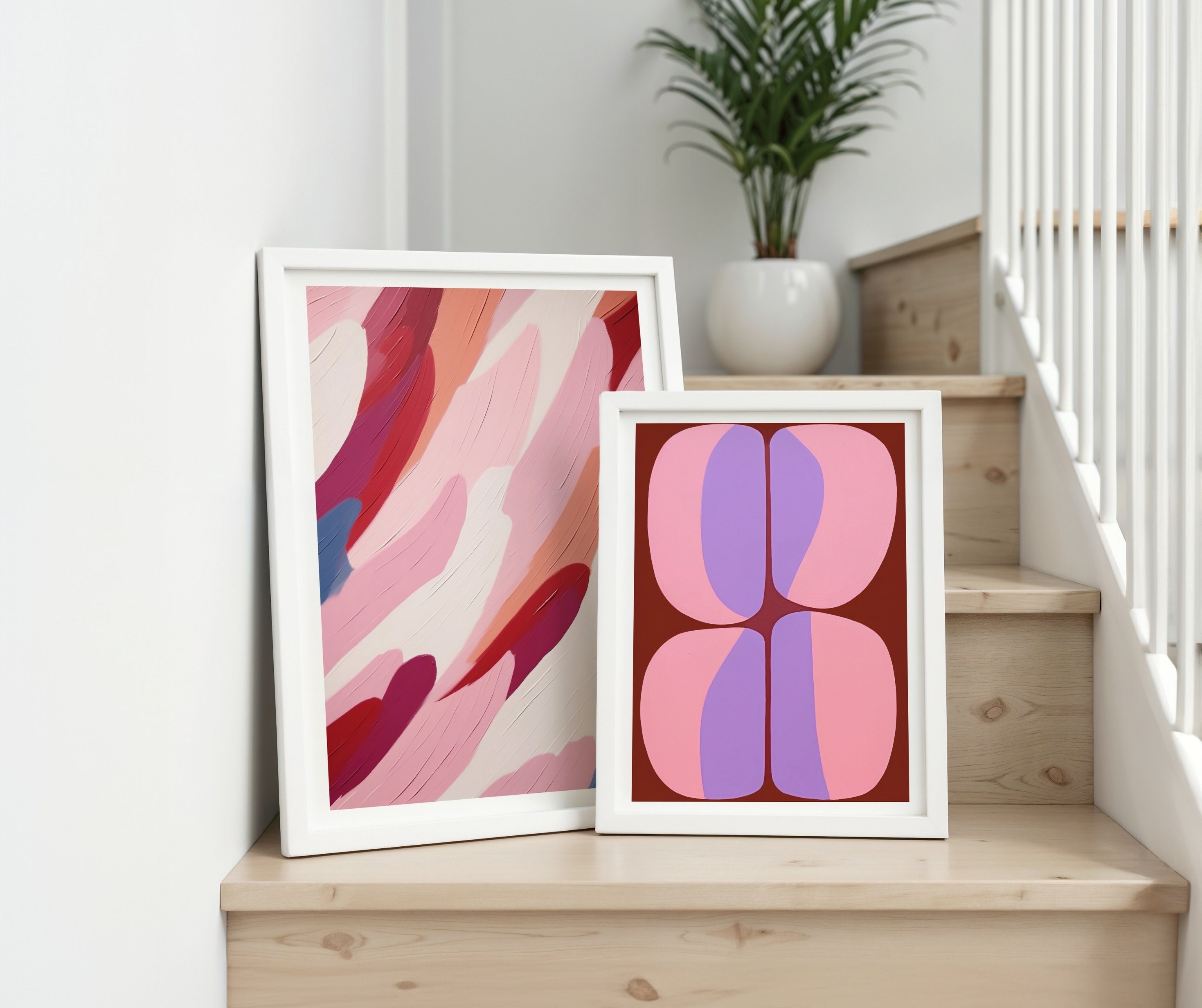 Two Frames Mockup Din A, Interior Frame Mockup With Two Frames, Set of ...