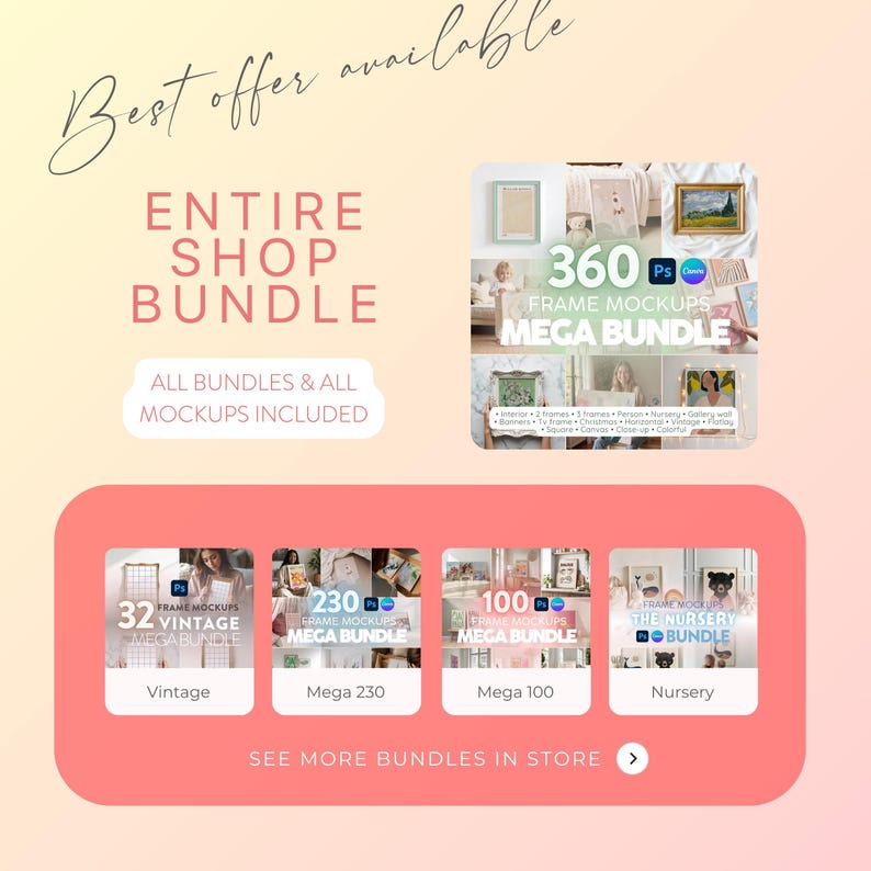 Boho Bedroom Video Frame Mockup: 4x5 Ratio Art Display Animation for ...