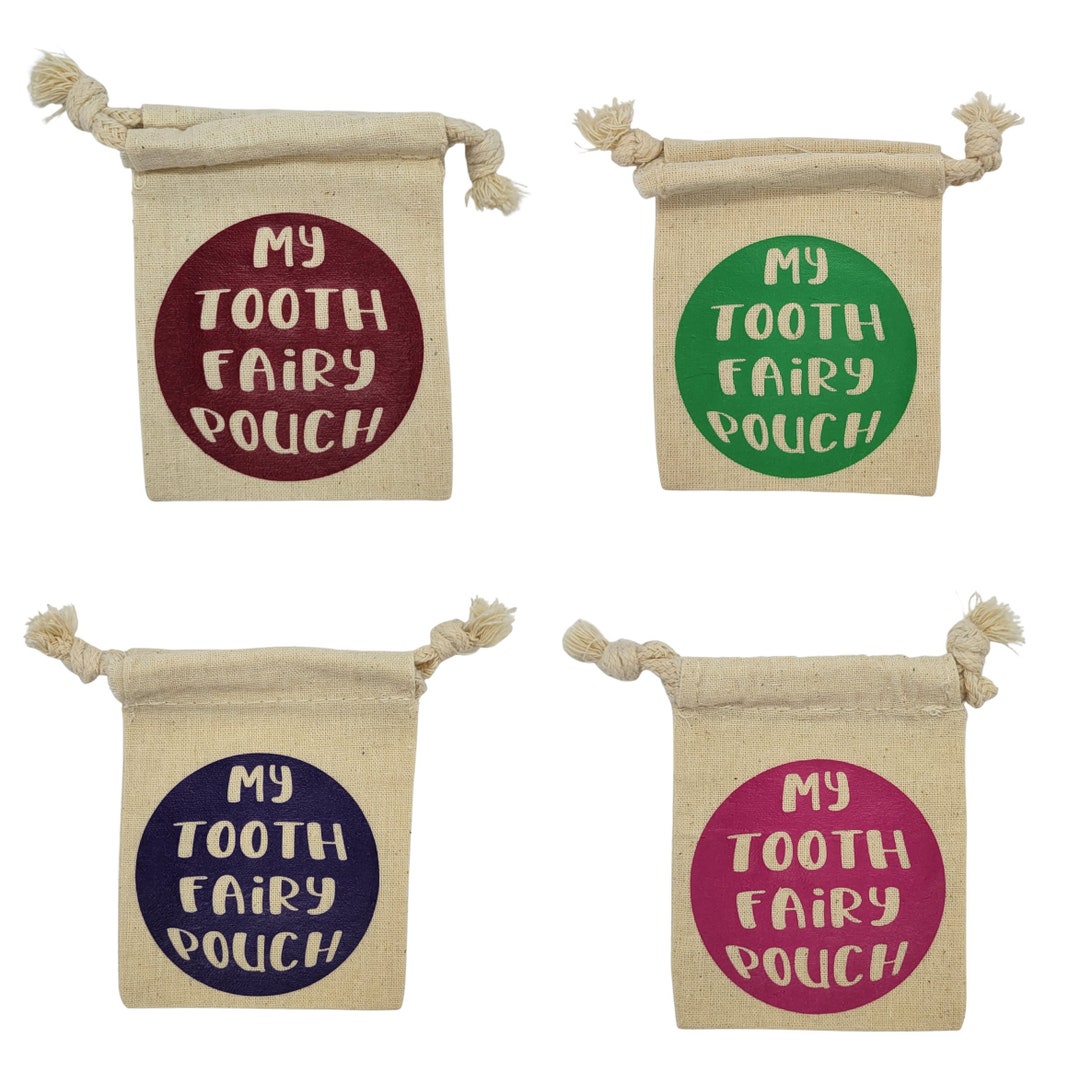 Circle "my Tooth Fairy Pouch" Tooth Pouch - Etsy