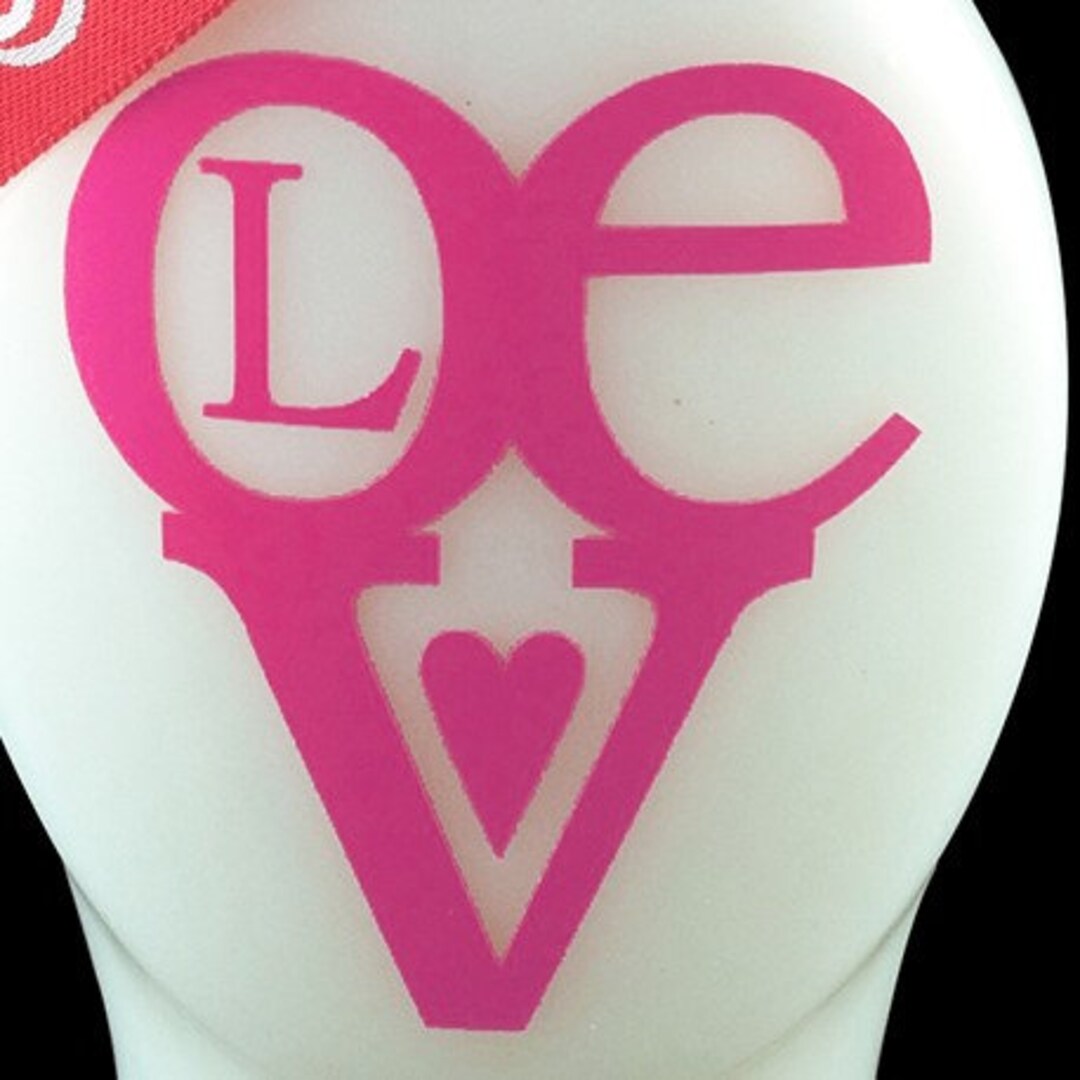 LOVE Adhesive Vinyl Decal Decor, Small Size, Perfect for Laptops, Hand ...