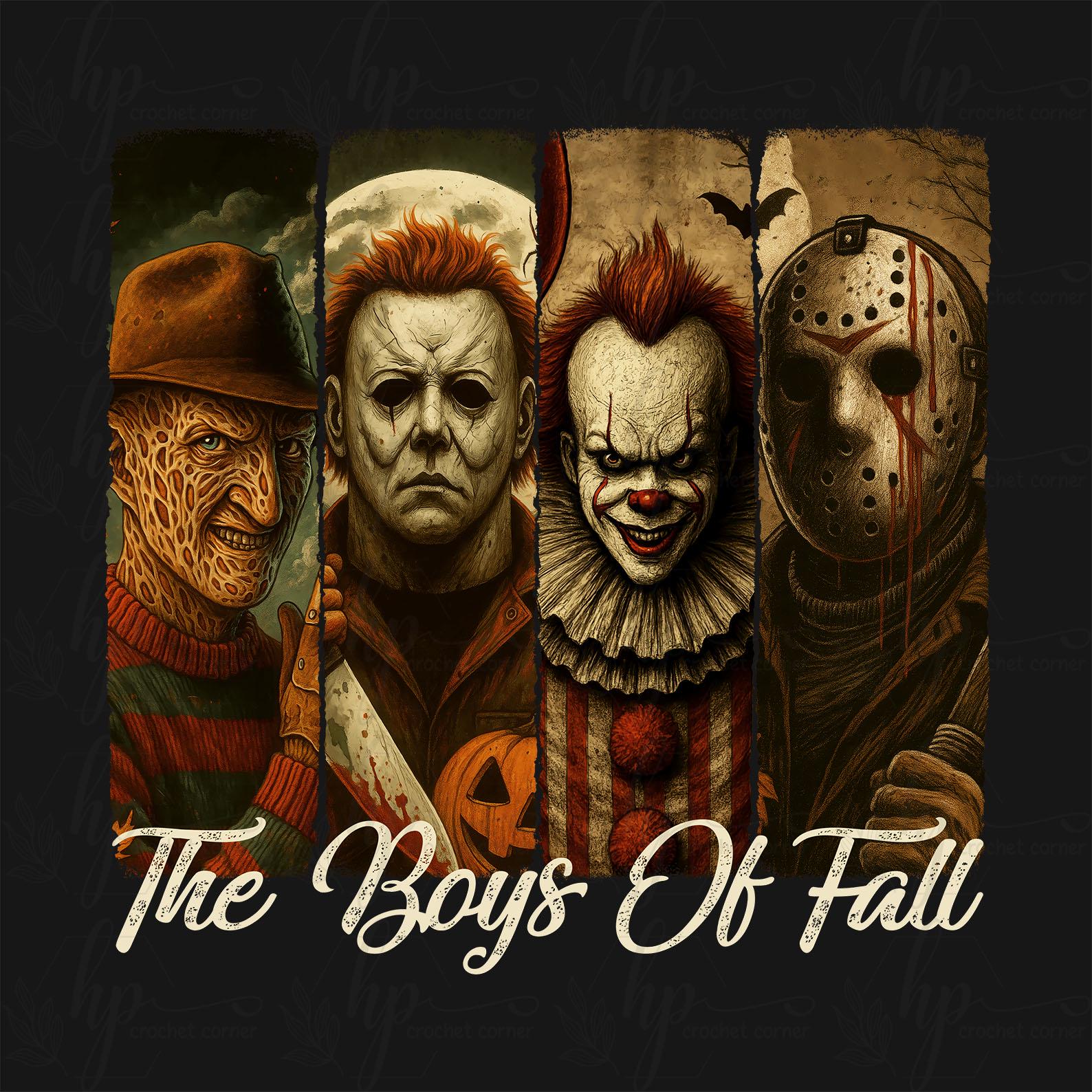 The Boys of Fall Png, Horror Movie Png, Horror Friends Png, Halloween ...