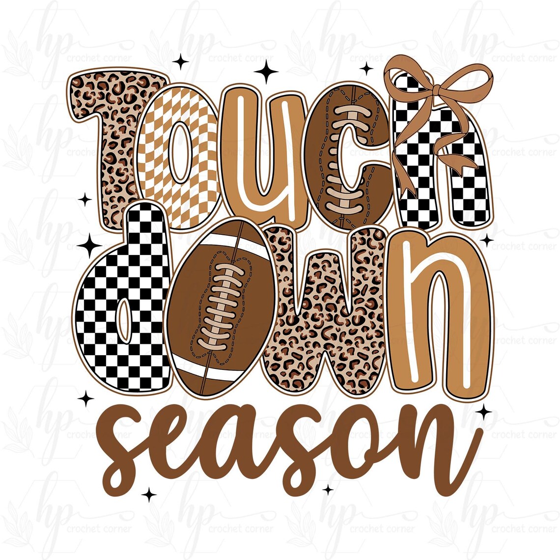 Vintage Football Png, Football Game Day Png, Preppy Football Coquette ...