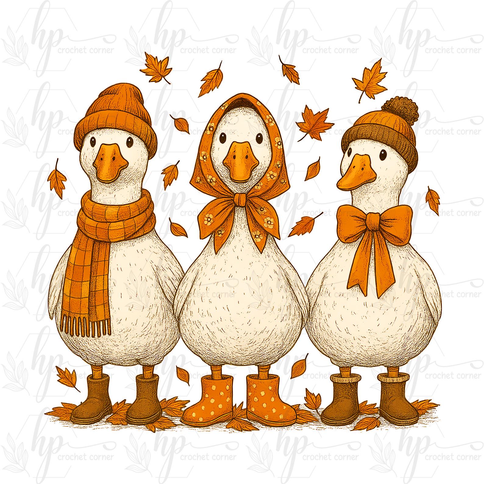 Just a Fall Goose Png, Cozy Goose Png, Cute Fall Goose Png, Autumn ...