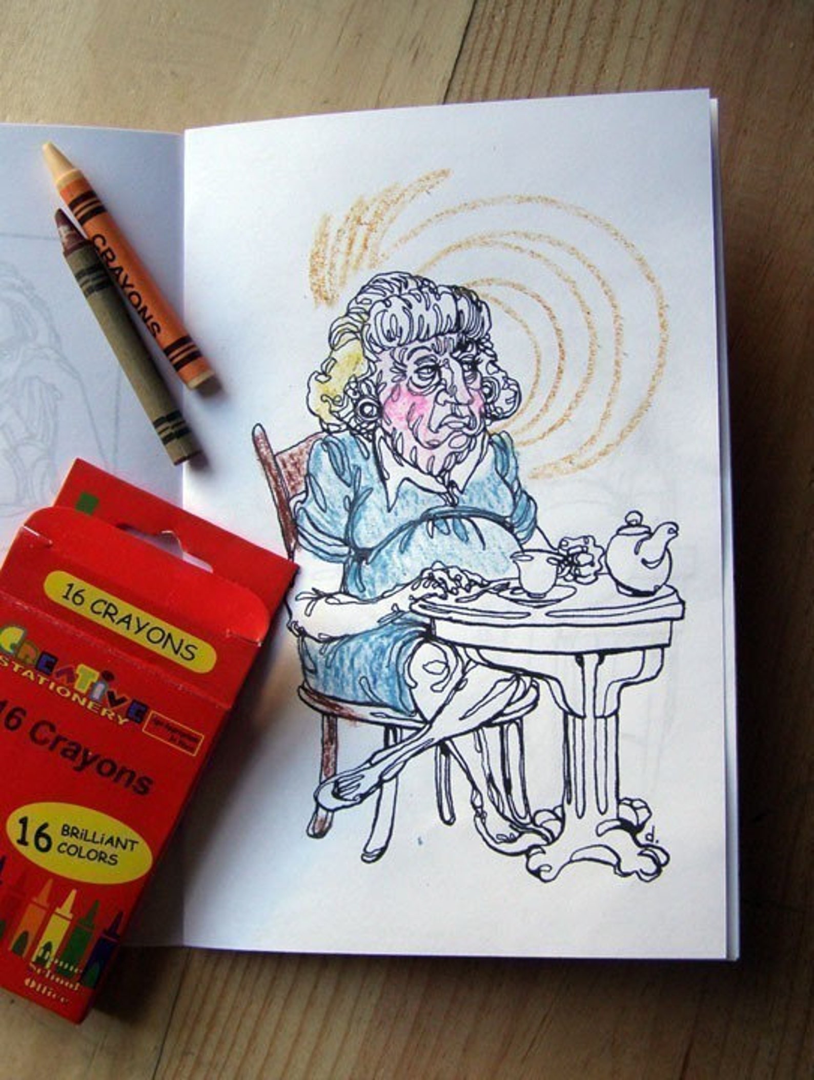Loneliness, a Coloring Book - Etsy