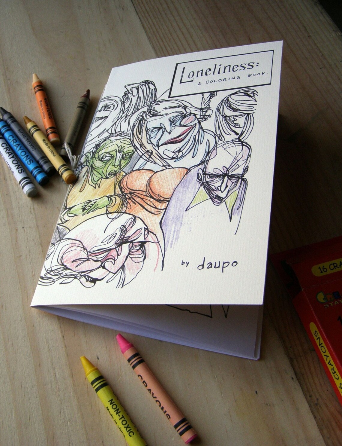 Loneliness a Coloring Book - Etsy