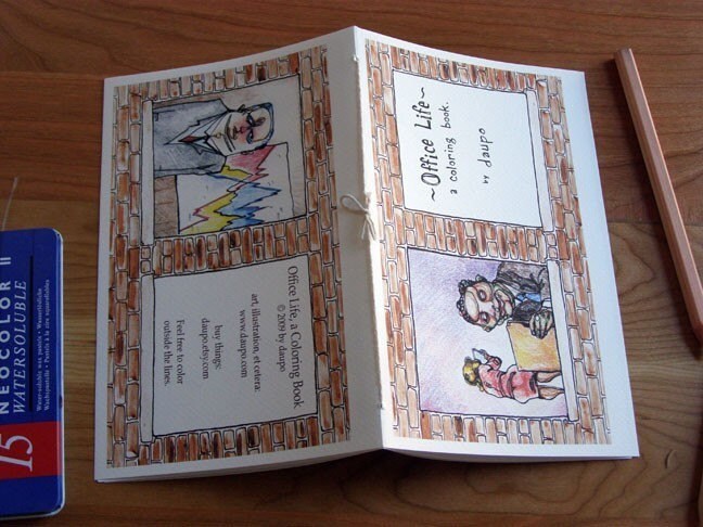 Office Life, a Coloring Book - Etsy