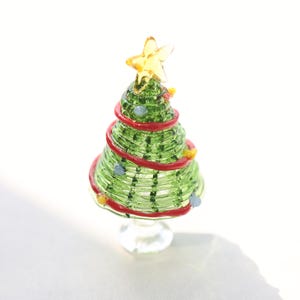Handmade Glass Christmas Tree,christmas Sculpture Decor,glass Art ...