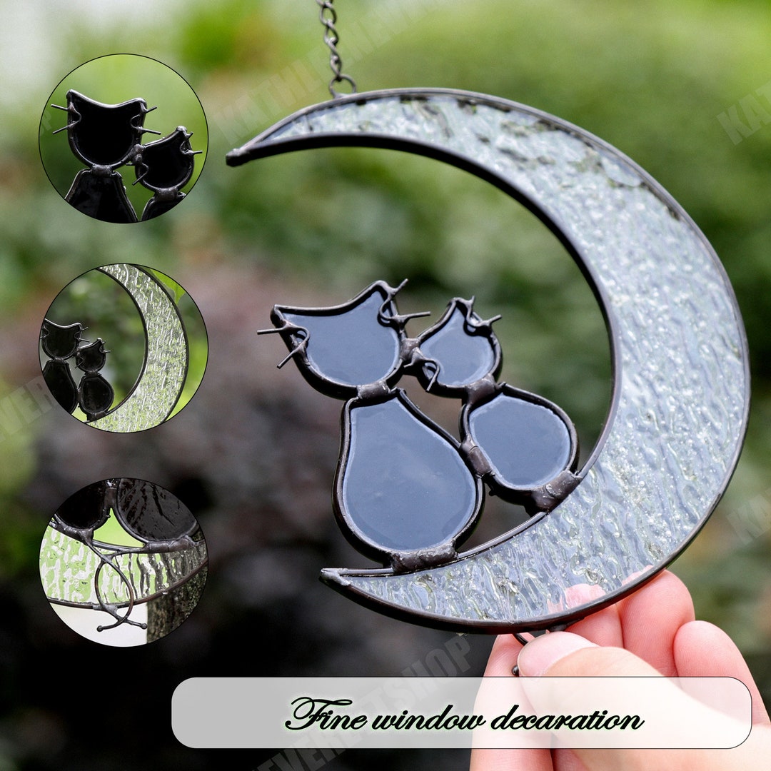 100% Handmade Window Decor,stained Glass Decor,glass Art,pet Glass ...