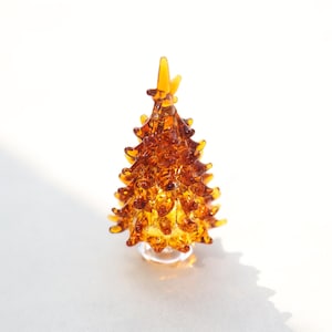 Handmade Glass Christmas Tree Decor, Zibo Artistry, Festive Ornament - Etsy