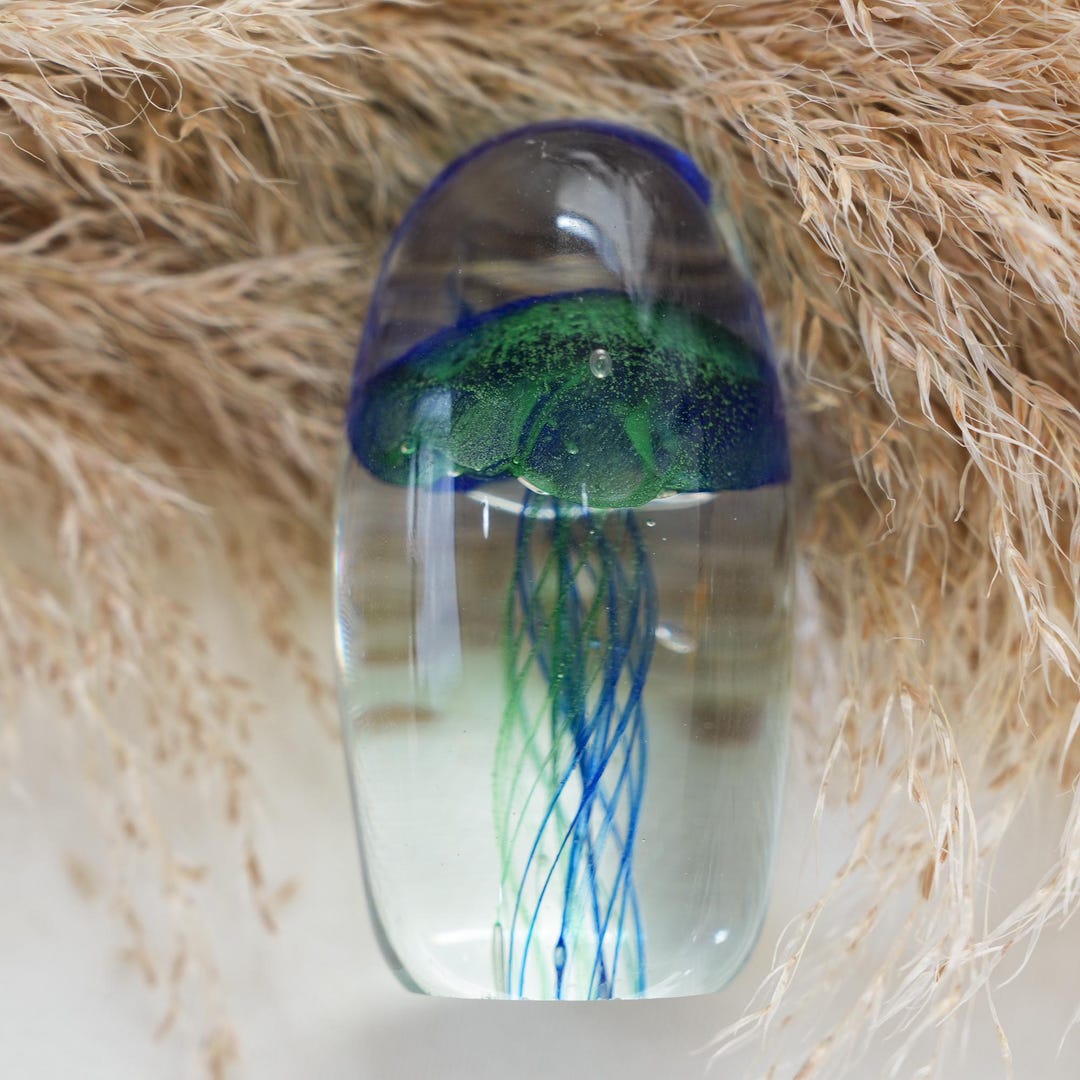 Unique Glass Sea Jellies,jellyfish Glass Egg,ocean Glass Jellyfish ...