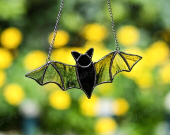 Stained Glass Bat Suncatcher - Etsy