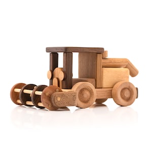 Wooden Toy - Combine Harvester / PERSONALIZED - Etsy