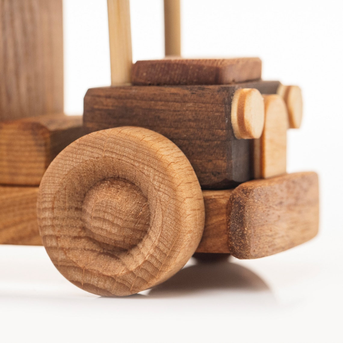 Wooden Toy Fire Truck, Handmade Toy Car, Push Toy, Custom Toy, Baby ...