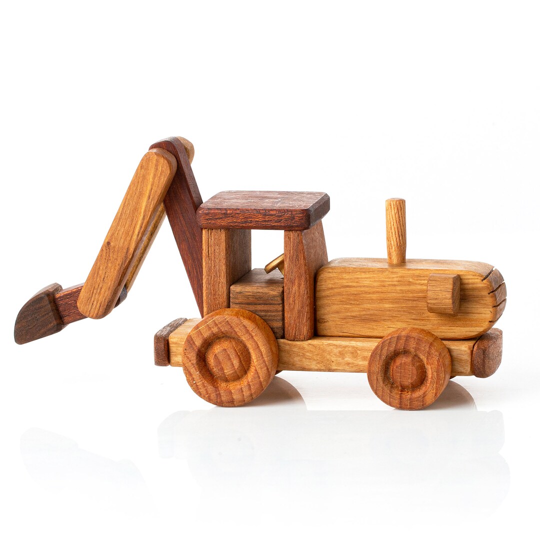 Wooden Tractor Toy, Handmade Tractor, Personalized Toys, Birthday Gift ...