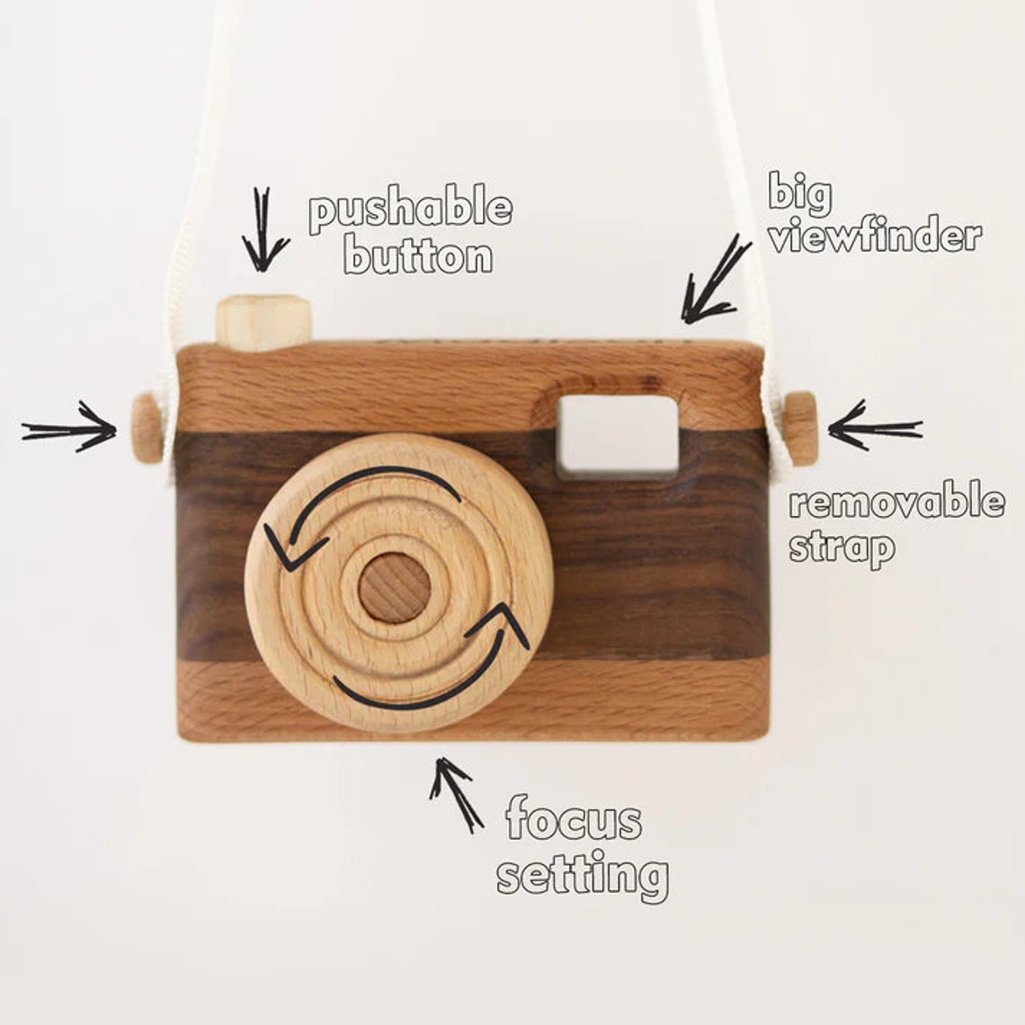 Children's Wooden Toy Camera / Photographer Gift / Personalized Gift - Etsy