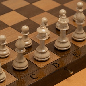 Wooden Classic Chess Set / PERSONALIZED - Etsy