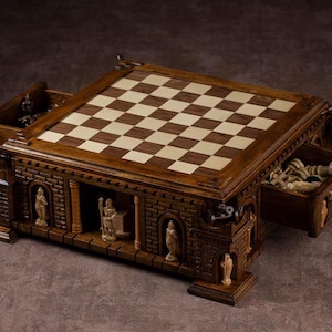 Chess Set Kingdom / HANDMADE - Etsy
