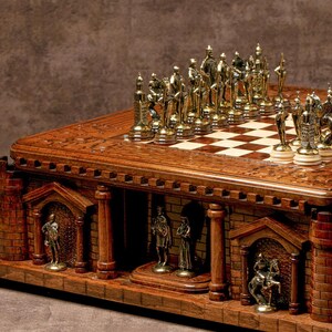 Luxury Chess Board – Handcrafted Castle Edition - Etsy