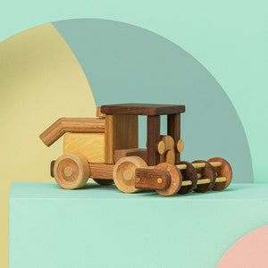 Wooden Combine Harvester Toy, Personalized Toy / HANDMADE - Etsy