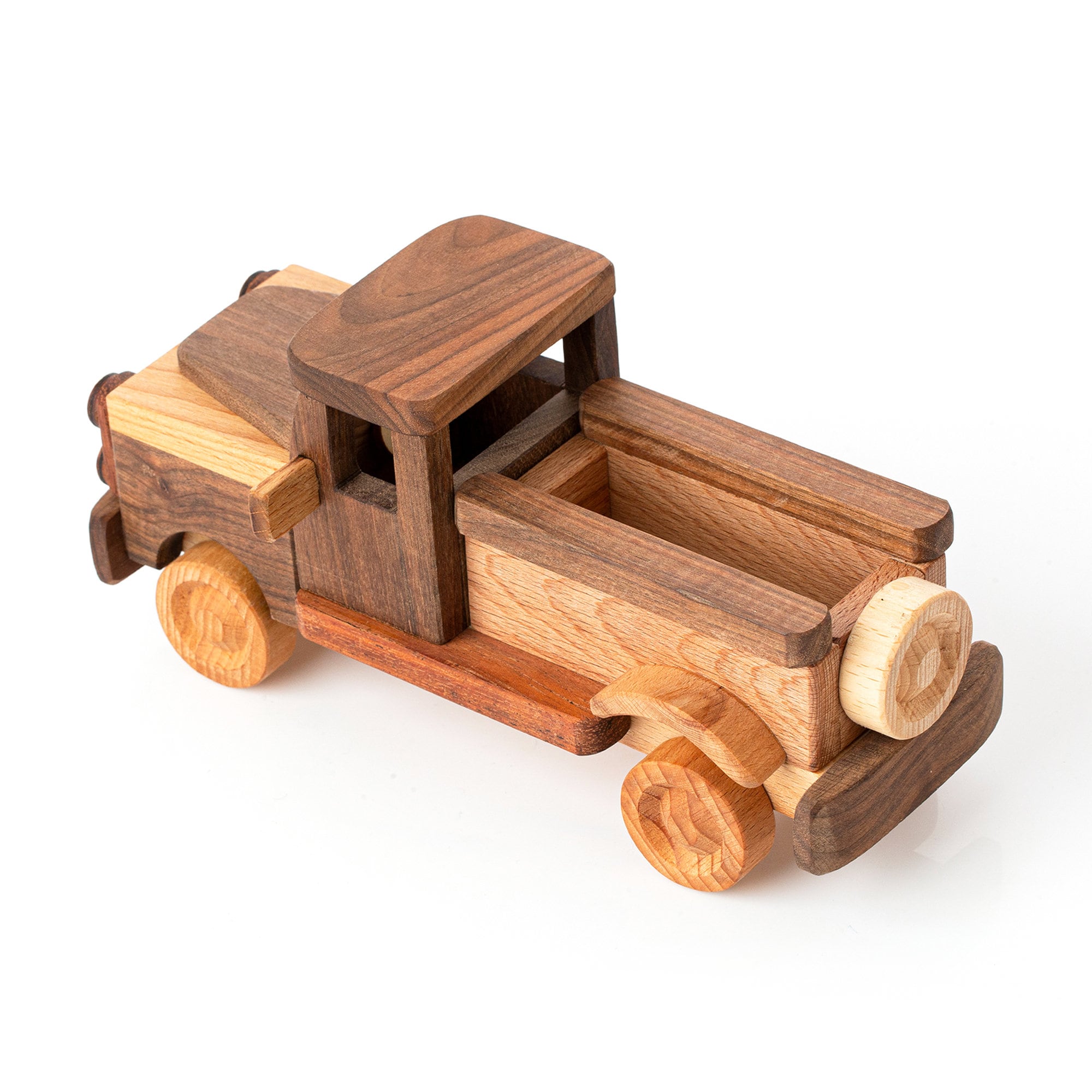 Wooden Pickup Toy Car, Wooden Push Toy for Toddler, Baby Shower Gift ...