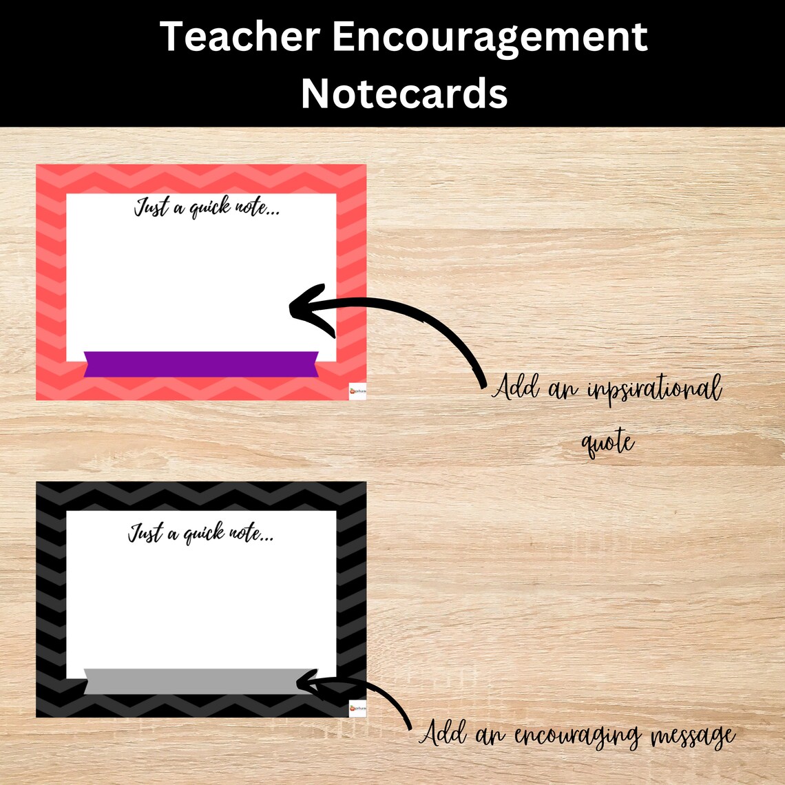 Encouragement Cards for Teachers and Staff Inspiring Quotes for ...