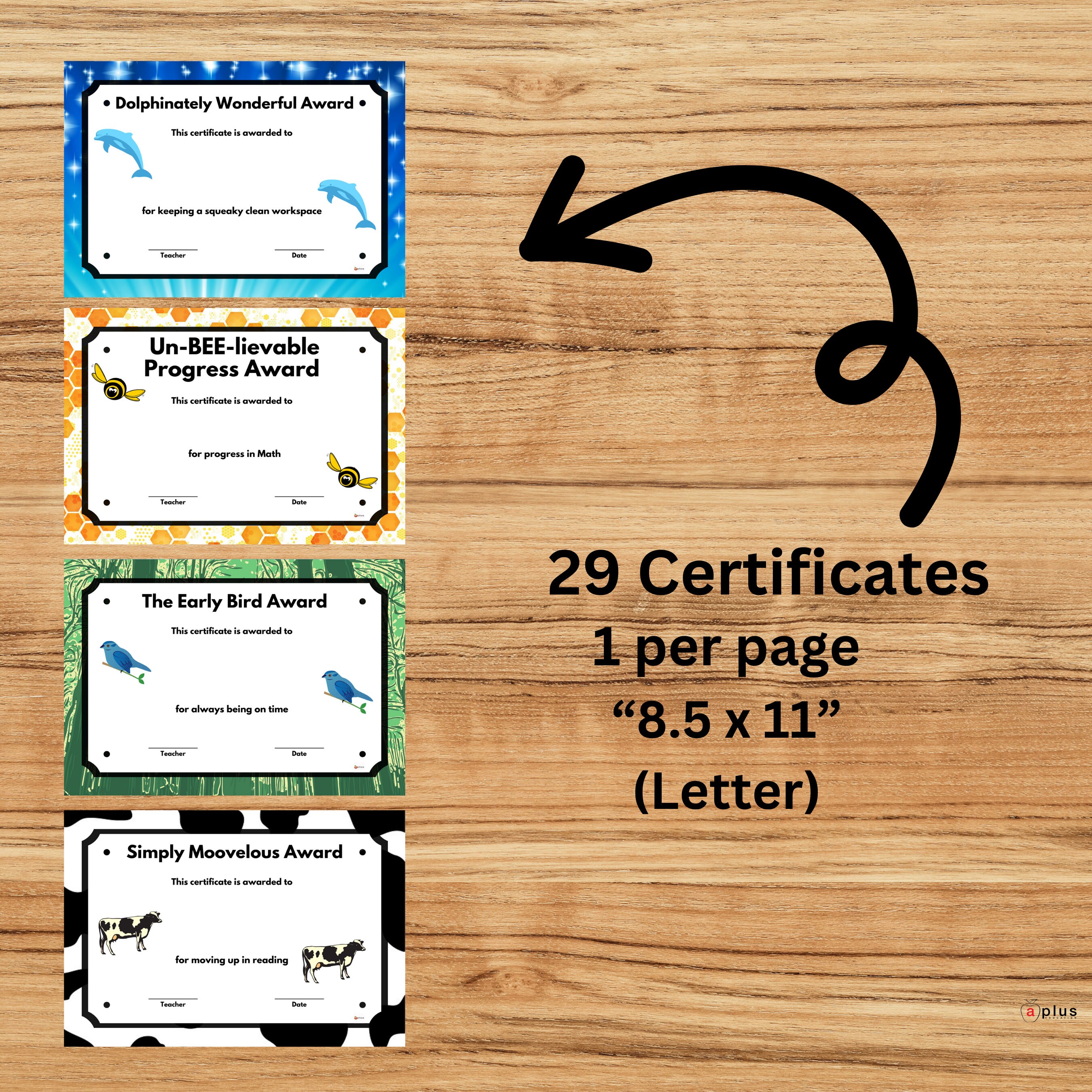 Editable Animal Themed End of Year Awards - Etsy