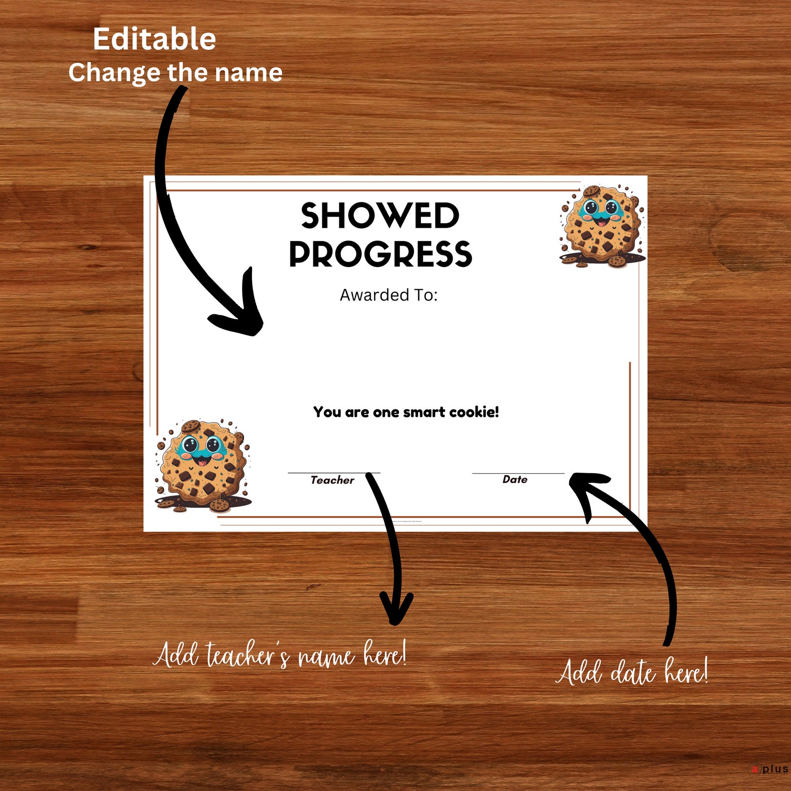 Cookie Theme Student Award Certificates: End of Year (PDF) - Etsy